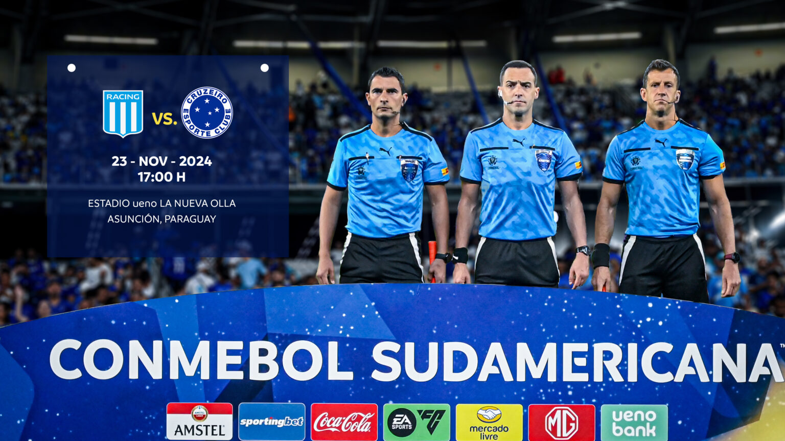 Árbitros Designados Para La Final De La Conmebol Sudamericana 2024